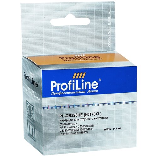 Картридж ProfiLine PL-CB325HE-Y, 750 стр, желтый