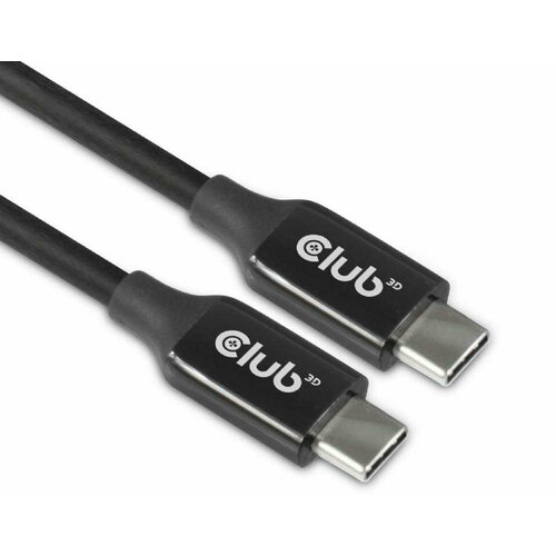 Кабель Club 3D CAC-1535 USB C / USB C (M/M), активный, двунаправленный, USB 3.2 Gen2, скорость передачи 10 Гбит, 5 метров, для ПК, смартфона