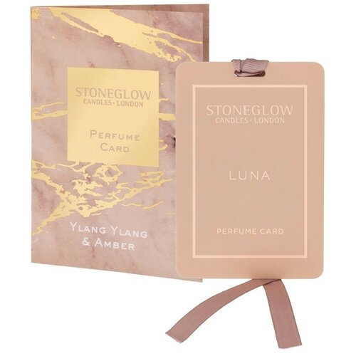 Stoneglow картонная подвеска Ylang Ylang & Amber