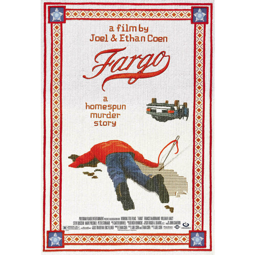 Плакат, постер на холсте Фарго (Fargo, фильм, 1996г). Размер 21 х 30 см