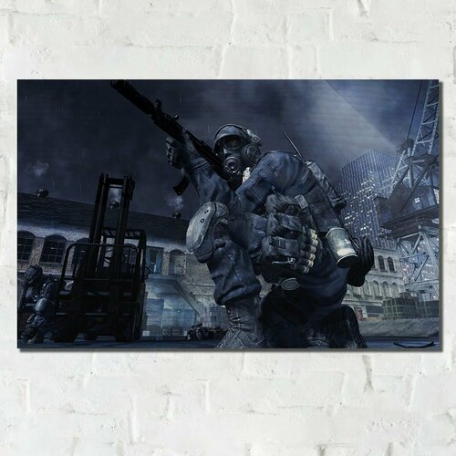Картина интерьерная на дереве Call Of Duty Black Ops 2 - 15013