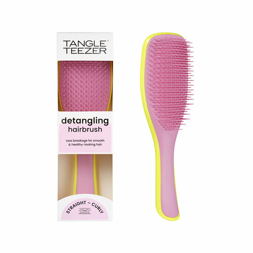 Расческа Tangle Teezer The Ultimate (Wet) Detangler Hyper Yellow Rosebud (2334)