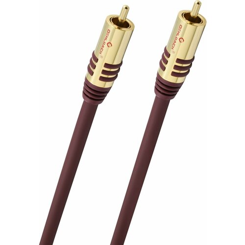 Кабель межблочный аудио Oehlbach PERFORMANCE NF Sub-cable cinch/cinch, 1.0m mono red (D1C20531)