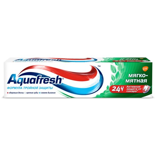 Зубная паста Aquafresh Тройная защита формула тройной защиты, 50 мл