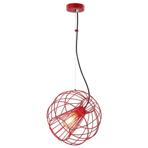 Потолочный светильник Toplight Serena TL1200H-01RD, E27, 60 Вт, кол-во ламп: 1 шт., цвет: красный