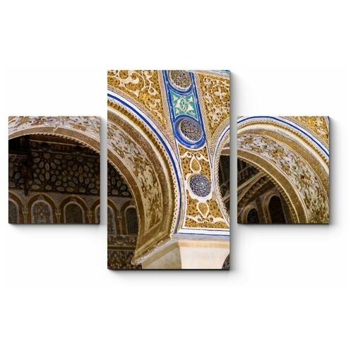 Модульная картина Декорированные подковы арки140x91