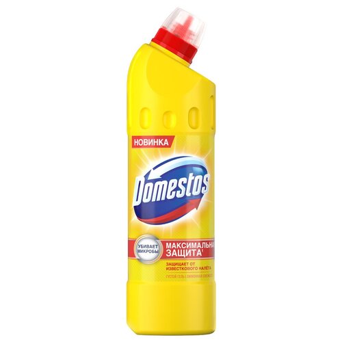 Лимонная свежесть, универсальное чистящее средство гель, против бактерий и запахов Domestos, 750 мл, 0.75 г