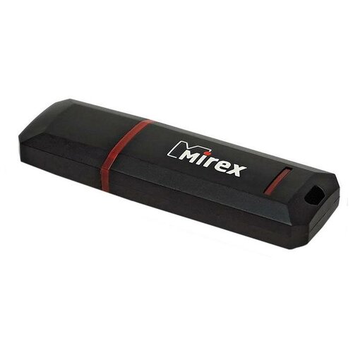 Флешка Mirex KNIGHT BLACK, 64 Гб, USB2.0, чт до 25 Мб/с, зап до 15 Мб/с, черная