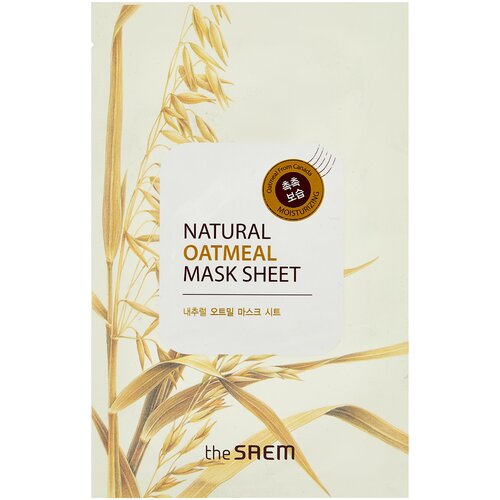 The Saem тканевая маска Natural Oatmeal, 21 г, 21 мл