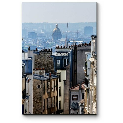 Модульная картина Прекрасная панорама Парижа30x45