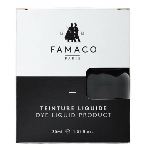 Famaco Краситель для кожи Teinture черный, 30 мл