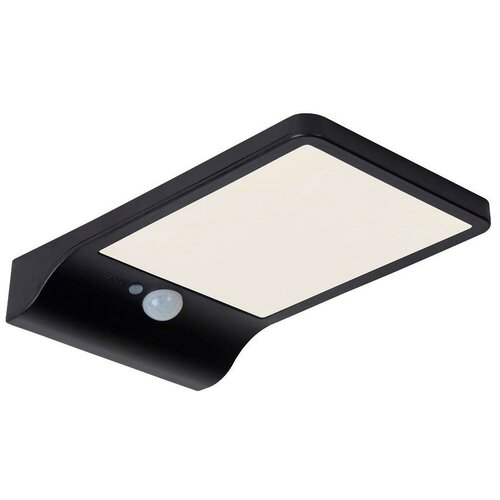 Lucide Настенный светильник на солнечных батареях Basic 22862/04/30 светодиодный, 3 Вт, цвет арматуры: черный, цвет плафона белый