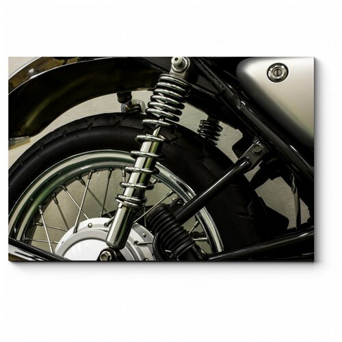 Модульная картина Колесо мотоцикла90x60