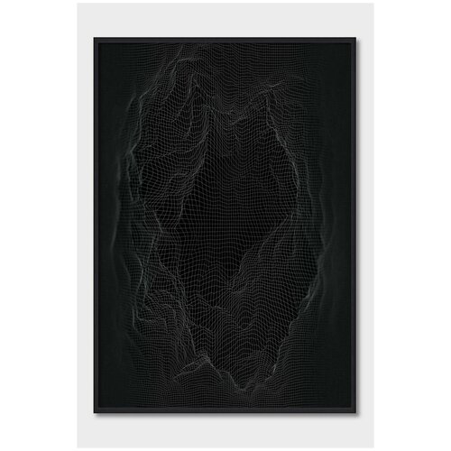 Постер для интерьера Postermarkt, 40х50 см в черной рамке, Черный #33