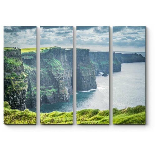 Модульная картина Двухсотметровые скалы Ирландии 60x45