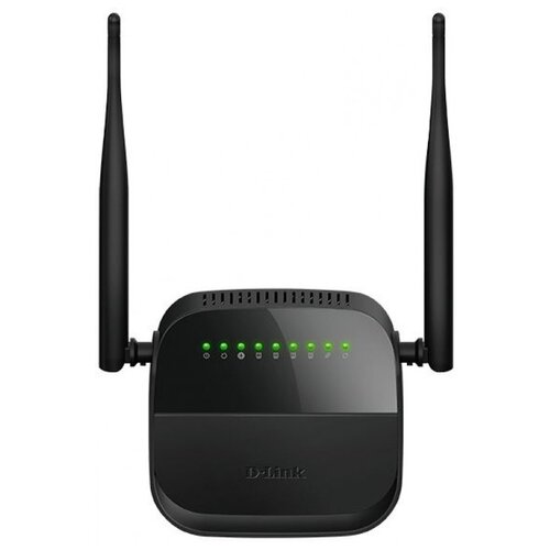 Wi-Fi роутер D-Link DSL-2750U/R1A, черный