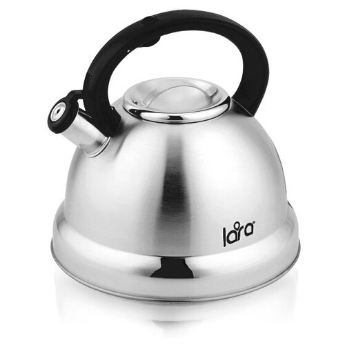 LARA Чайник со свистком LR00-59 4.5 л, 4.5 л, серебристый 