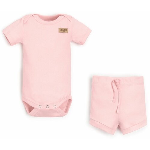 Комплект одежды Minaku, размер 62, розовый