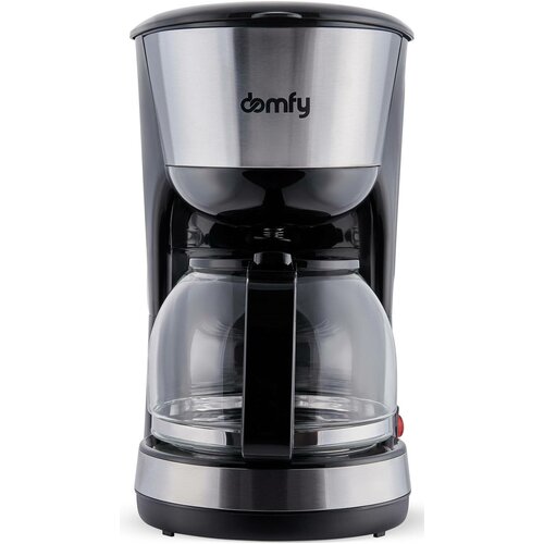 Кофеварка капельная Domfy metal DSM-CM301 черный/серебристый