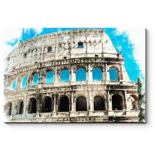 Модульная картина Солнечный Колизей, Рим 60x40
