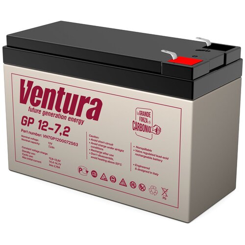 Аккумуляторная батарея Ventura GP 12-7.2 12В 7.2 А·ч