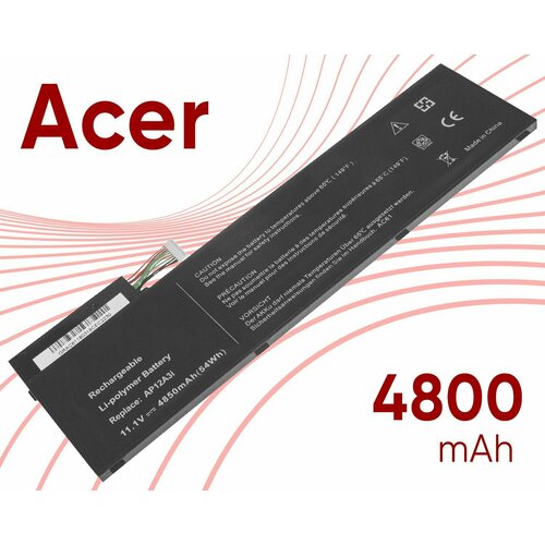 Аккумулятор для Acer Aspire AP12A3i для Aspire M3-581TG / Aspire M5-581TG / Aspire M3-581T / TimelineUltra M3-581TG / M5-481PTG / TimelineUltra M3-581T