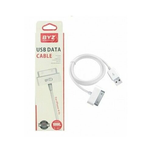 Зарядный кабель USB BYZ BL-602 для телефона iPhone 4/