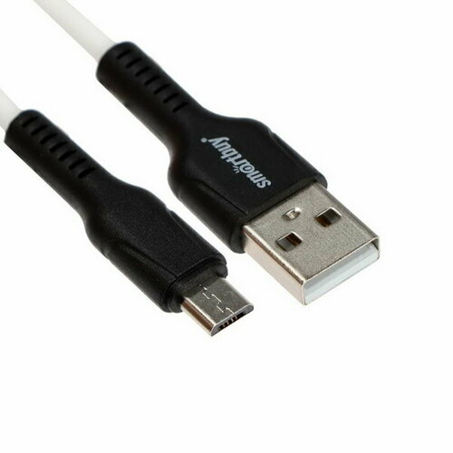 Кабель S21, microUSB - USB, 2.4 А, 1 м, зарядка + передача данных, белый