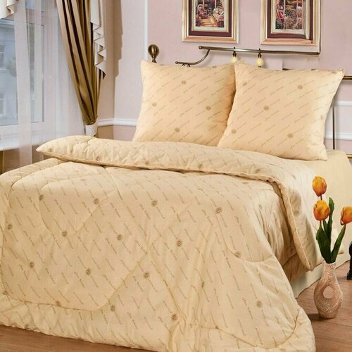 Одеяло полиэфирное шерстяное 1,5 спальное - АРТ - Комфорт Шерсть