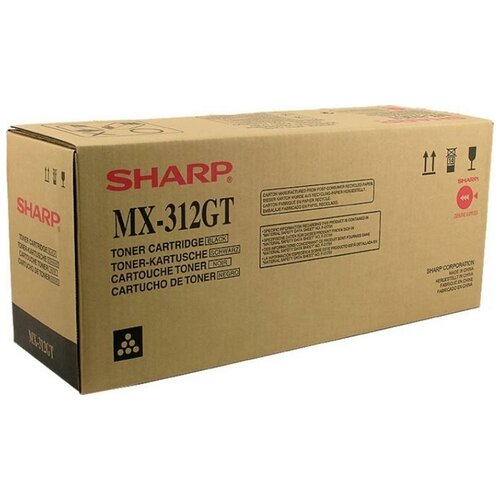 Картридж Sharp MX-312GT, 25000 стр, черный