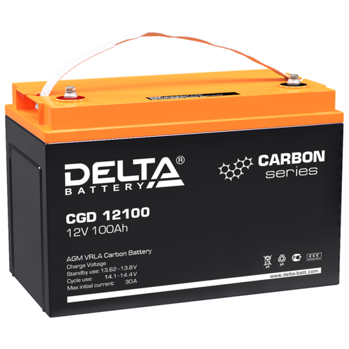 Аккумуляторная батарея DELTA Battery CGD 12100 12В 100 А·ч