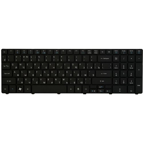 Клавиатура для ноутбука Acer PK130C93A00, Чёрная, Матовая