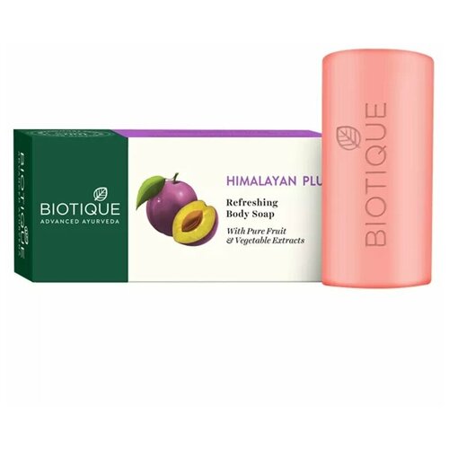 Biotique Мыло кусковое Bio Himalayan Plum Refreshing Body Soap, 150 г