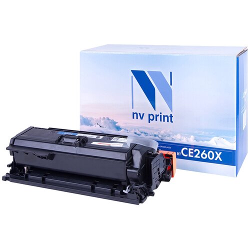 Картридж NV Print CE260X для НР, 17000 стр, черный