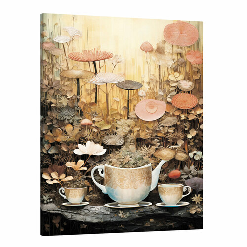 Интерьерная картина 50х70 "Ароматы чая"