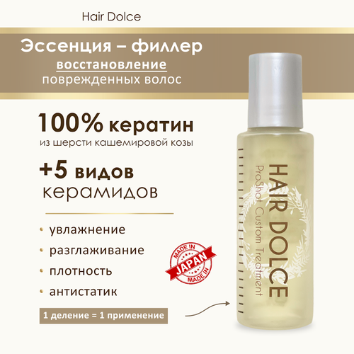Филлер - эссенция для очень поврежденных волос Hair Dolce - Японская косметика