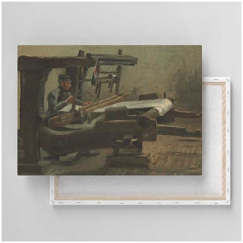 Картина на холсте с подрамником / Van Gogh - Weaver, 1884 / Ван Гог