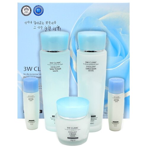 3W Clinic Набор Excellent white skin care