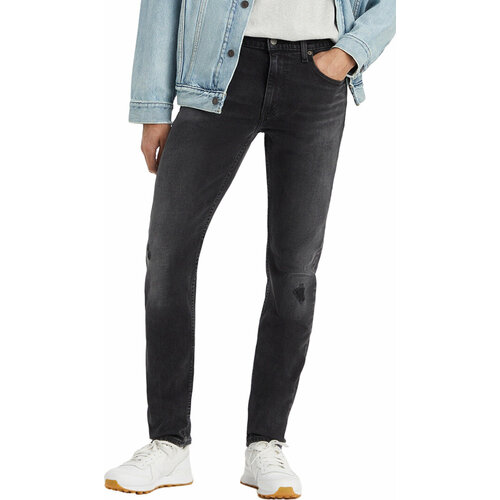 Джинсы зауженные Levi's, размер 31/32, черный
