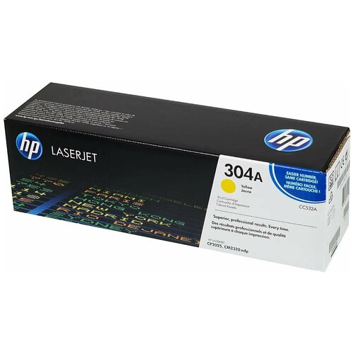 Картридж HP CC532AC желтый, № 304A