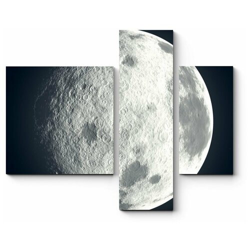 Модульная картина Безупречная Луна 90x74