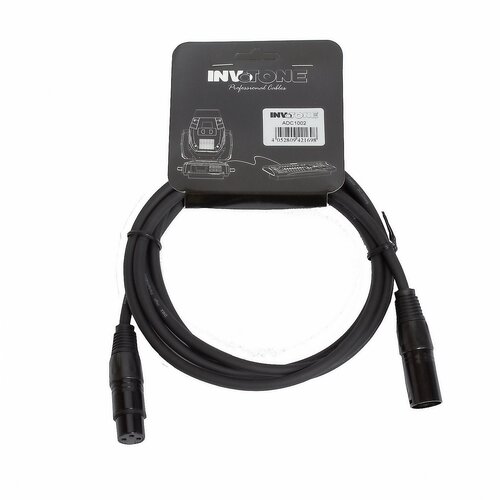 Invotone ADC1002 DMX-кабель с разъемами XLR F XLR M 2 м