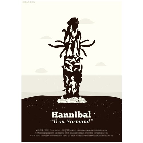 Постер / Плакат / Картина Ганнибал. Статуя смерти 60х90 см в подарочном тубусе