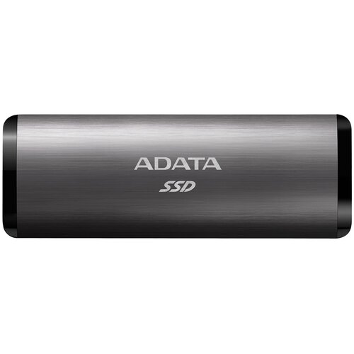 512 ГБ Внешний SSD ADATA SE760, USB 3.2 Gen 2 Type-C, титановый серый