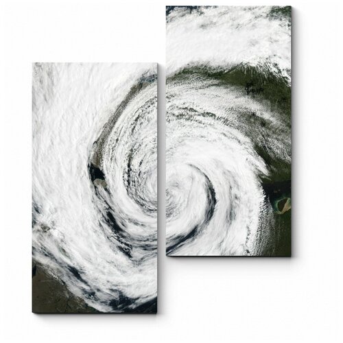 Модульная картина Космический циклон 100x125