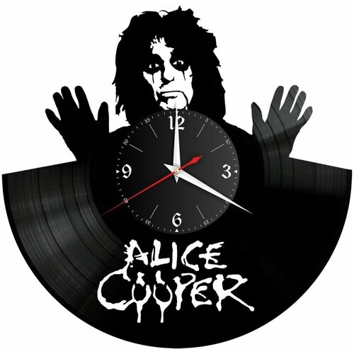 Часы из винила Redlaser "Alice Cooper, Элис Купер" VW-10080