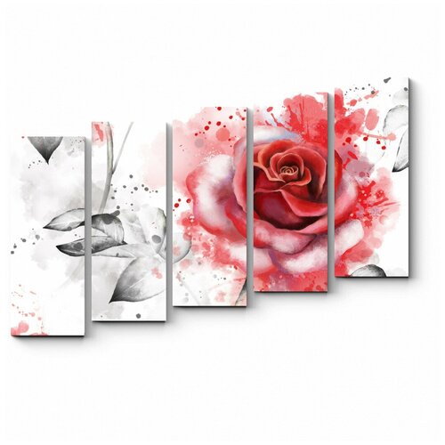 Модульная картина Розы прекрасные 110x77