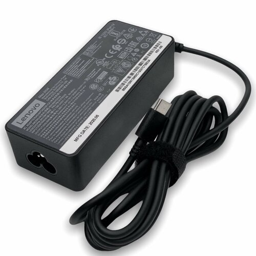 Блок питания / зарядка 20V 3.25A (Type-C) 65W для ноутбука Lenovo ThinkPad X1 Carbon Gen 6