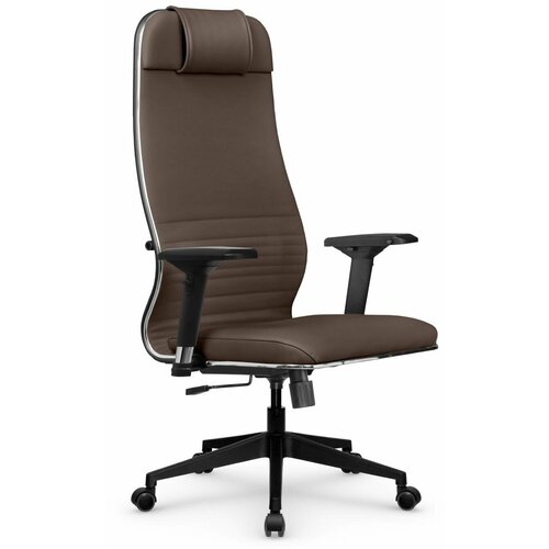 Компьютерное офисное кресло Metta L 1m 38К2/4D MPES, Топган, осн. 17832, Светло-коричневое