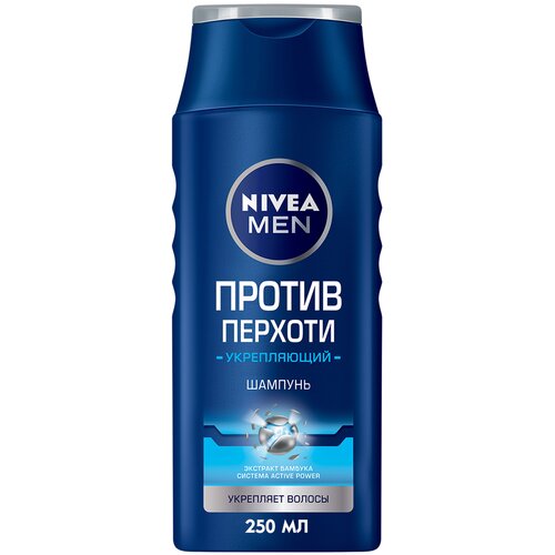 NIVEA шампунь Men Против перхоти Укрепляющий с экстрактом бамбука, 250 мл